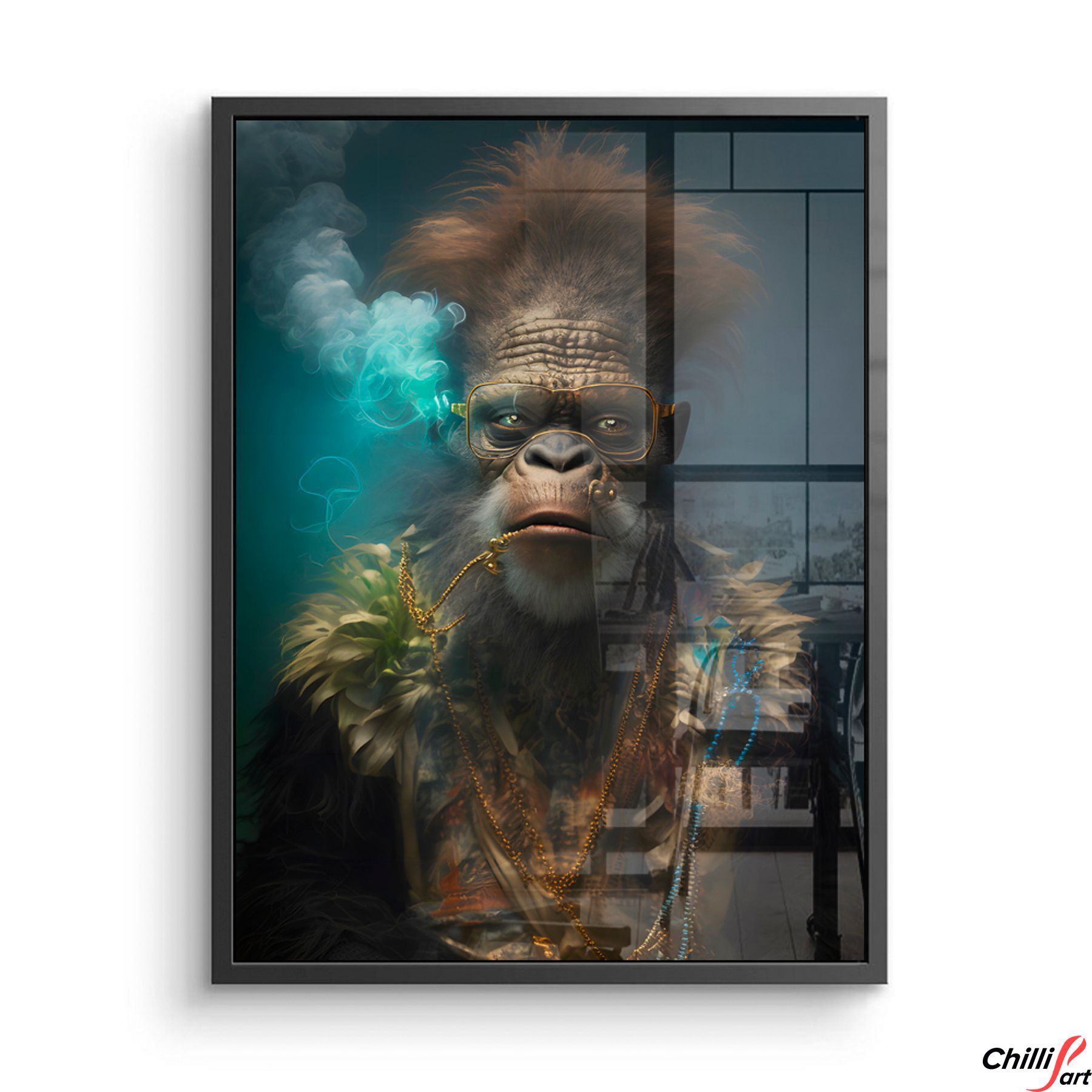 Картина Weed monkey