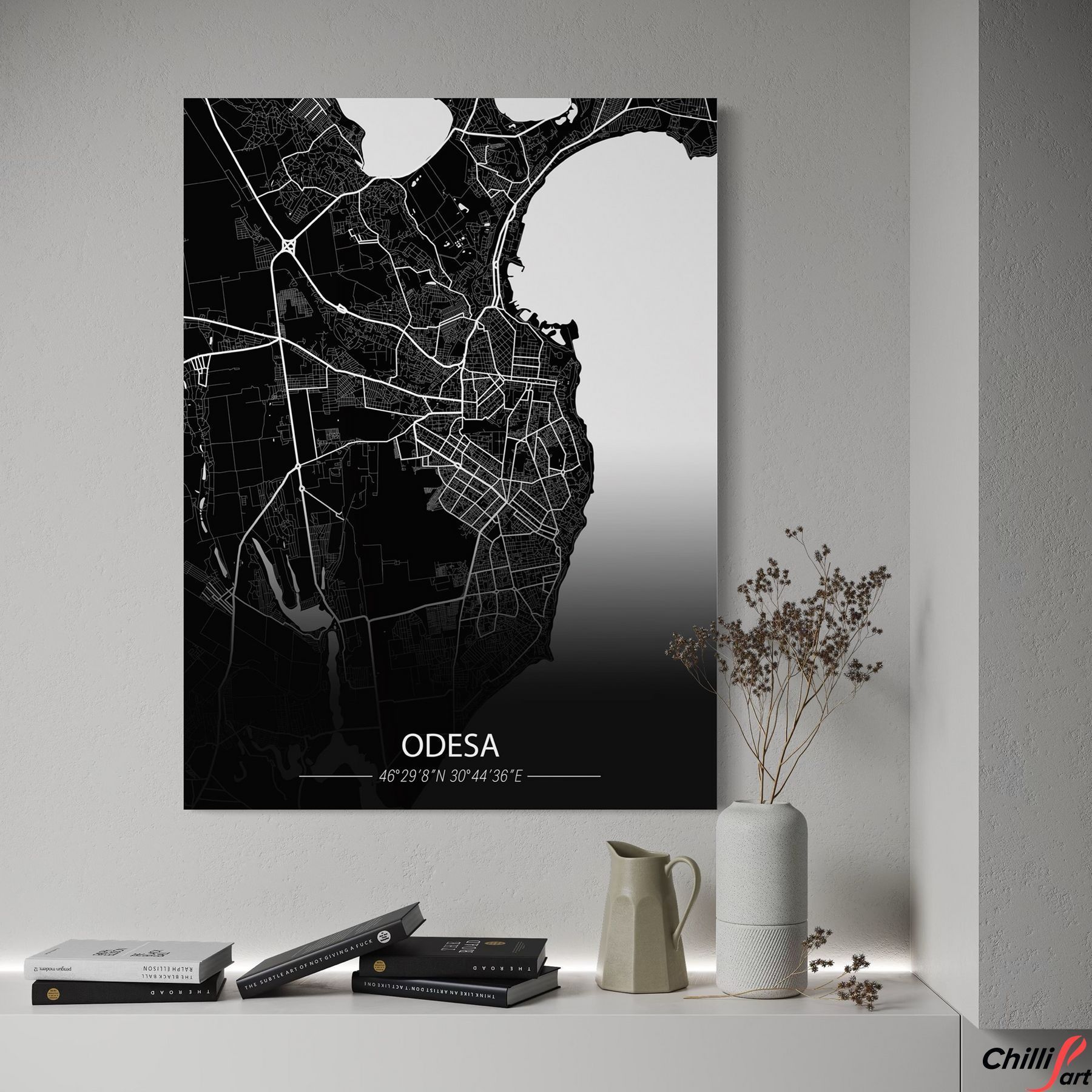 Картина Odesa map