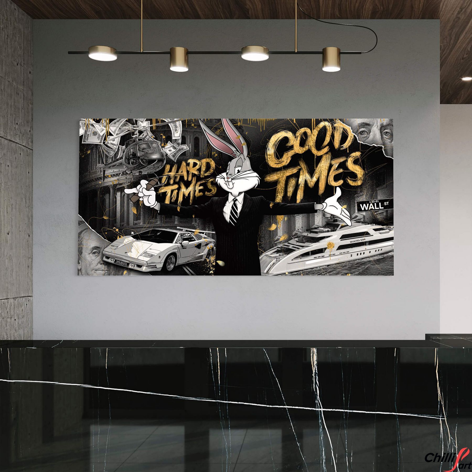 Картина Hard times - Good times